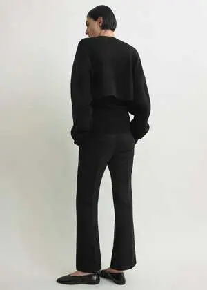 TOTEME Cropped Oversized Cardigan
