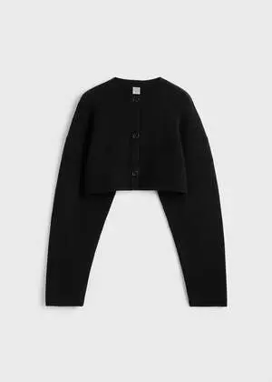 TOTEME Cropped Oversized Cardigan