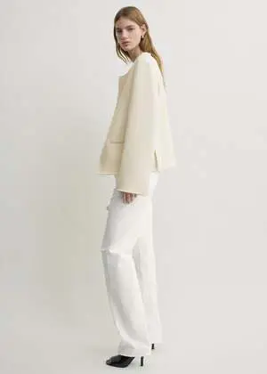 TOTEME Open-front Bouclé Blazer