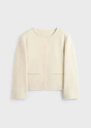 TOTEME Open-front Bouclé Blazer