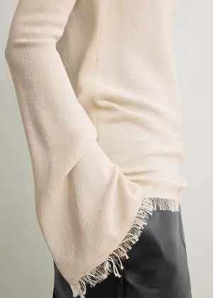 TOTEME Frayed-edge Slim Top