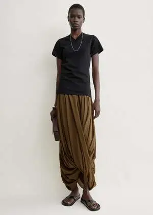 TOTEME Cocoon Skirt - Walnut