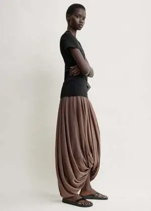 TOTEME Cocoon Skirt - Walnut