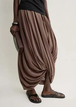 TOTEME Cocoon Skirt - Walnut