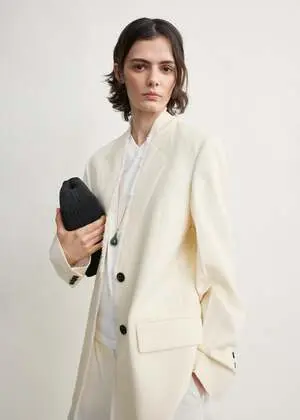 TOTEME Raw Lapel Jacket