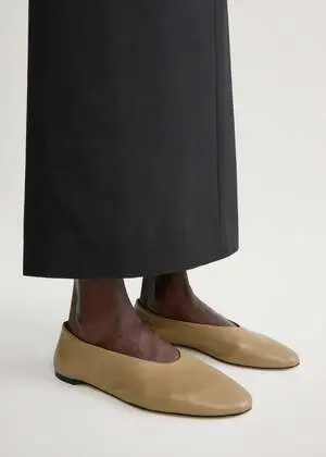 TOTEME Slip Nappa Ballerinas