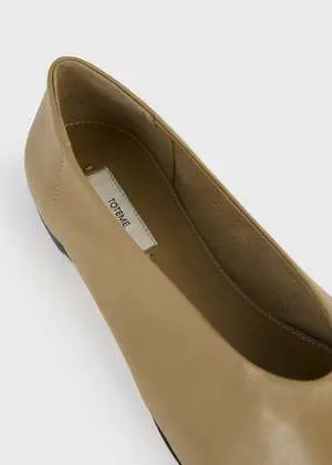 TOTEME Slip Nappa Ballerinas