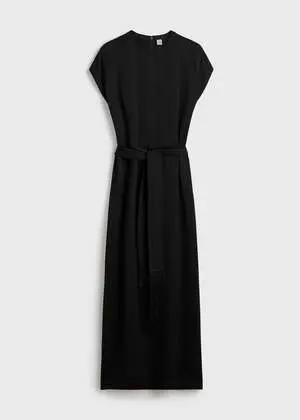 TOTEME Crew Satin Maxi Dress