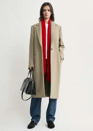 TOTEME Classic Winter Coat - Biscuit