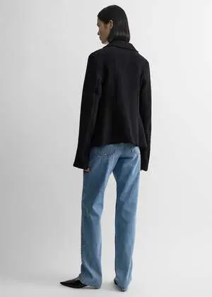 TOTEME Raw Hem Cotton Jacket