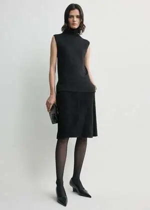 TOTEME Suede Skirt - Black