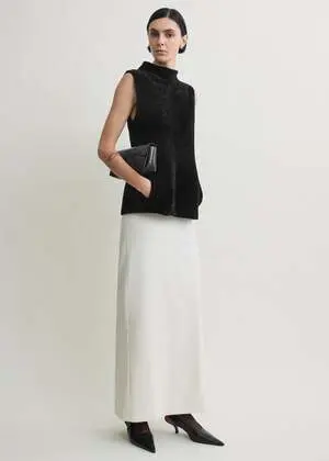 TOTEME Shearling Front Top