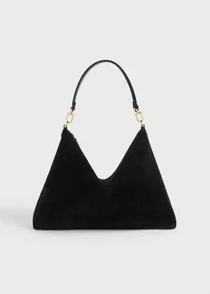 TOTEME Medium Bevel Suede Bag