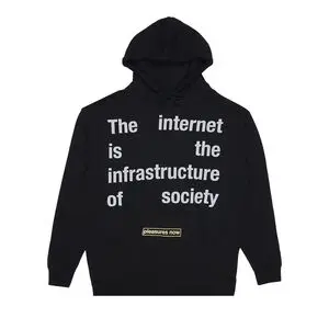 PLEASURES Internet Hoodie - Black