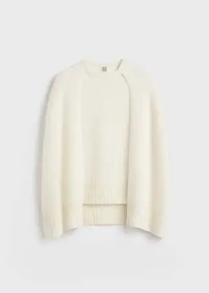 TOTEME Crew Cape Knit