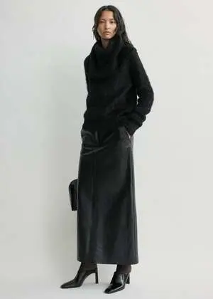 TOTEME Funnel Alpaca-blend Knit - Black
