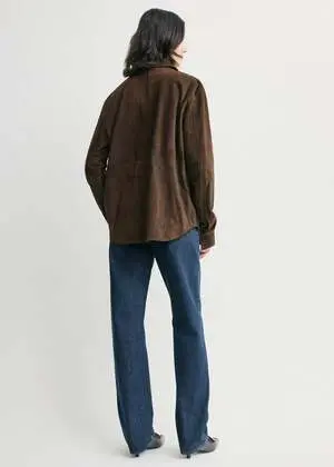 TOTEME Soft Suede Overshirt