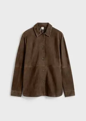 TOTEME Soft Suede Overshirt