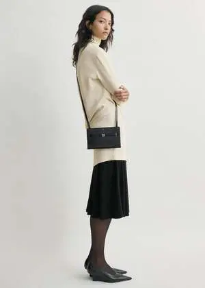 TOTEME Belted Croco-embossed Crossbody