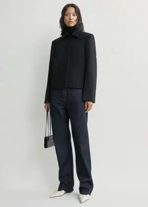 TOTEME Boxy Twill Jacket - Black