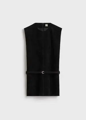 TOTEME Belted Suede Top