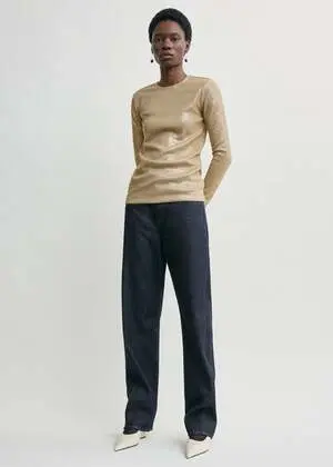 TOTEME Sequin Top - Latte