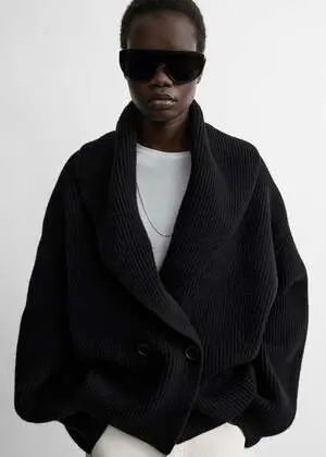 TOTEME Shawl-lapel Cardigan - Black