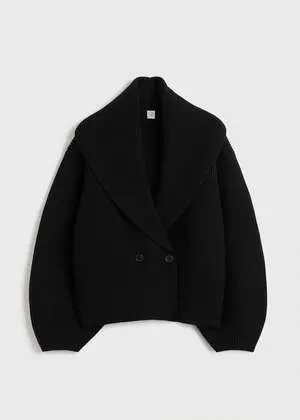 TOTEME Shawl-lapel Cardigan - Black