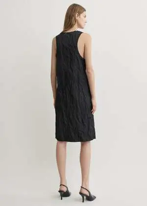 TOTEME Crinkled Cotton Tank Dress