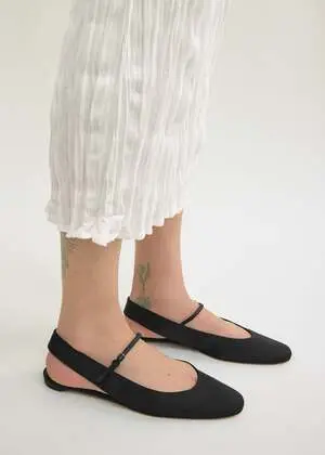 TOTEME Slingback Satin Mary Janes