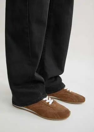 TOTEME Flex Suede Sneakers