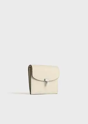 TOTEME T-lock Grained-leather Cardholder