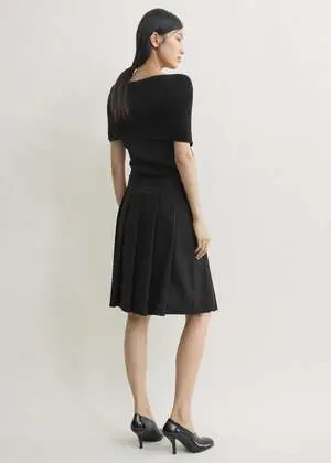 TOTEME Beaded Pleat Skirt