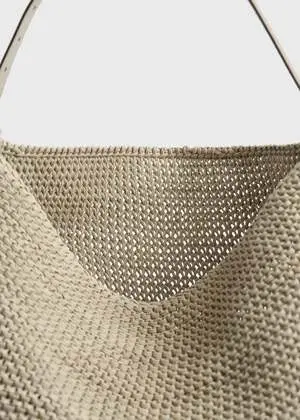 TOTEME Belted Woven Leather Tote
