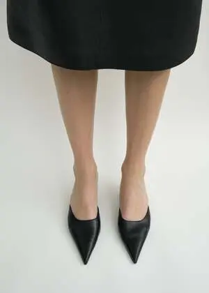 TOTEME Sharp Nappa Mules