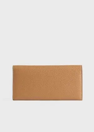 TOTEME T-lock Grained-leather Wallet