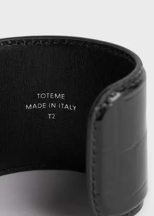 TOTEME Croco-embossed Cuff