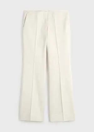 TOTEME Kick Flare Raw-edge Trousers