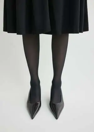 TOTEME Sharp Naplack Wedge Pumps