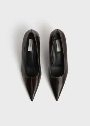 TOTEME Sharp Naplack Wedge Pumps