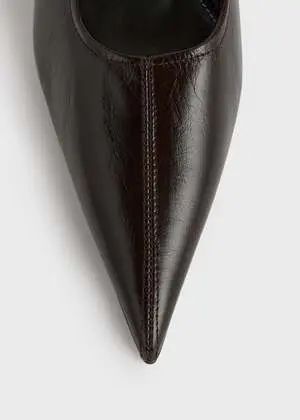 TOTEME Sharp Naplack Wedge Pumps