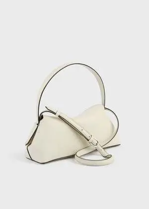 TOTEME T-lock Grained-leather Shoulder