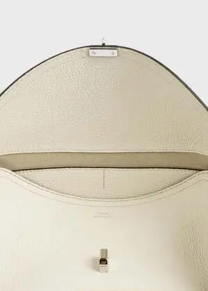 TOTEME T-lock Grained-leather Shoulder