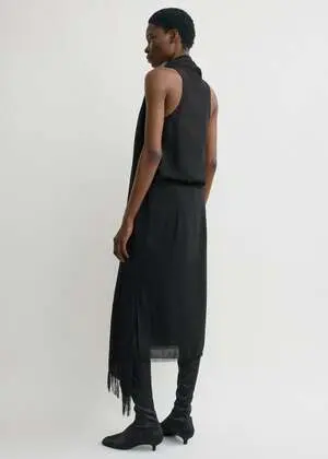 TOTEME Fringed Scarf Dress