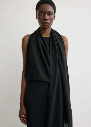 TOTEME Fringed Scarf Dress