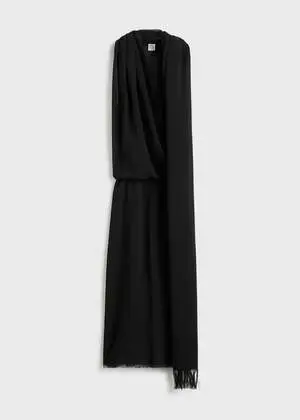 TOTEME Fringed Scarf Dress