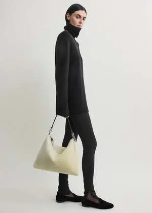 TOTEME Medium Bevel Shearling Bag