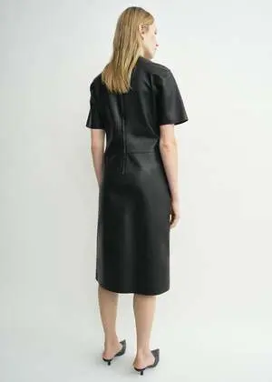 TOTEME Leather Tee Dress