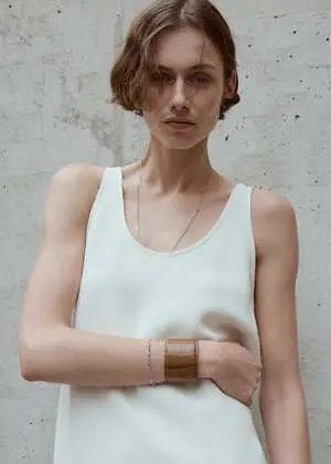 TOTEME Croco-embossed Cuff