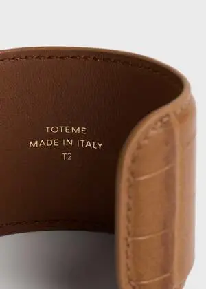 TOTEME Croco-embossed Cuff